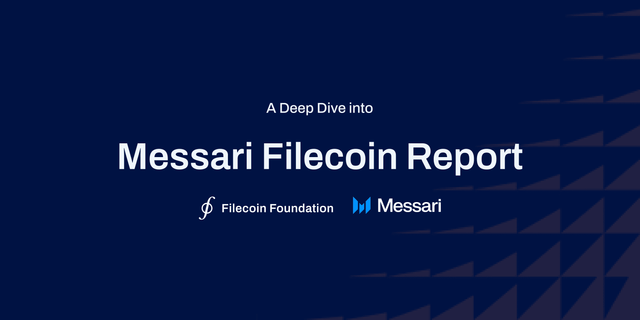 Deep Dive on Messari’s Q1 Filecoin Ecosystem Report | Filecoin Foundation